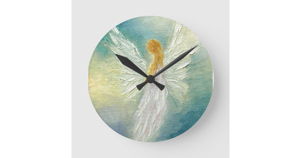 Angel Wall Clock | Zazzle
