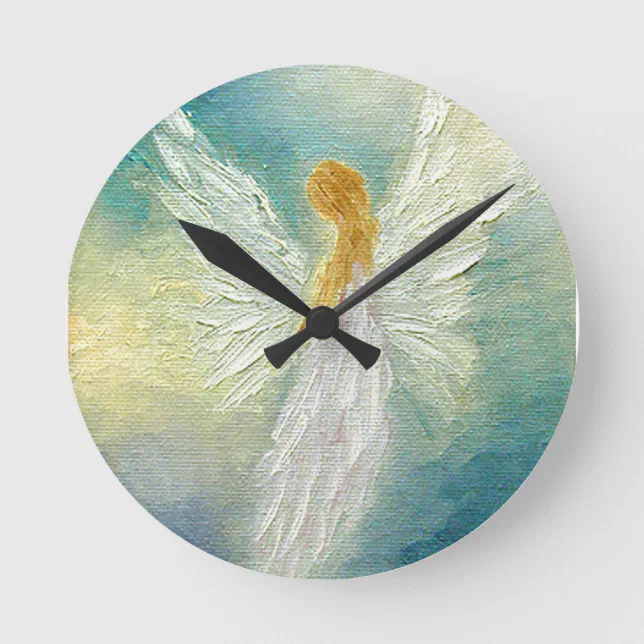 Angel Wall Clock | Zazzle