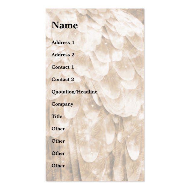 Angel Wing! Business Cards