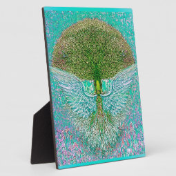 Angel Wing Tree of Life Plaque | Zazzle
