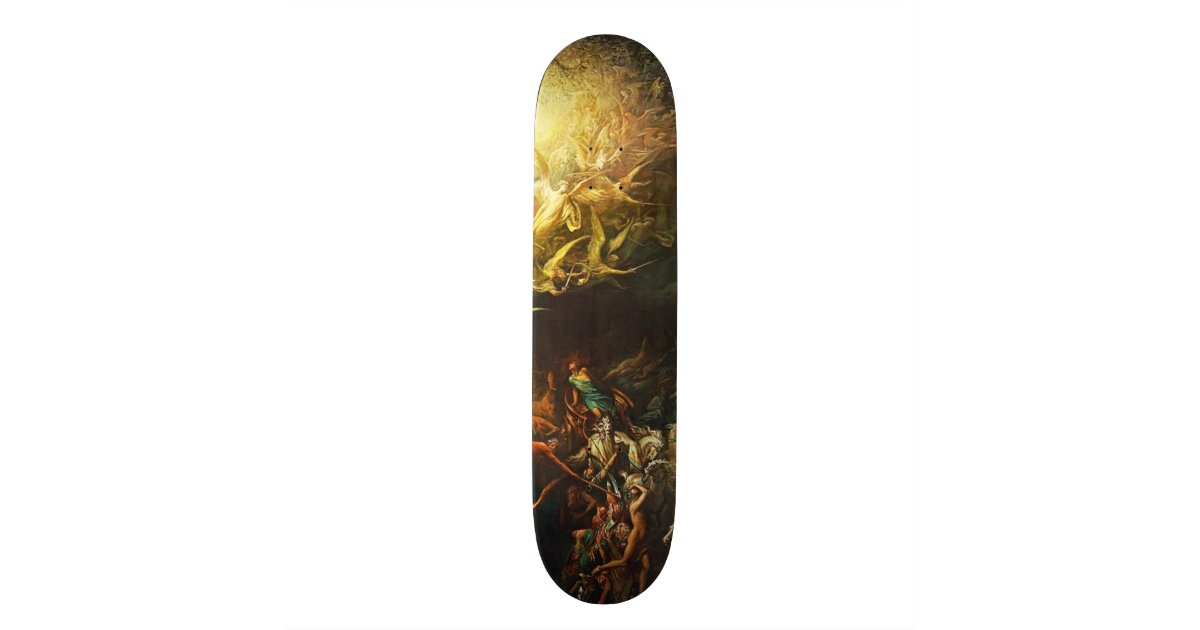 angel wings 3 skateboard | Zazzle.com