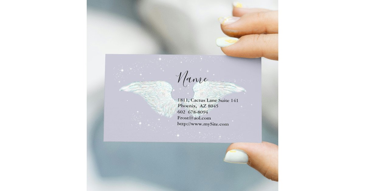 Angel Wings Business Card | Zazzle