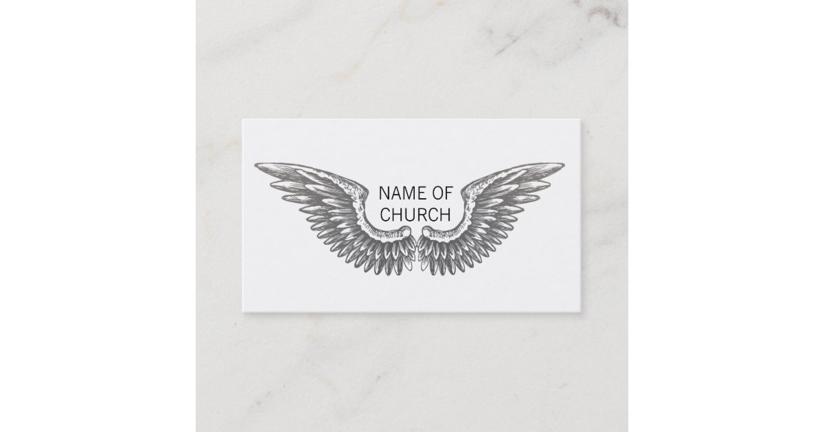 Angel Wings Business Card | Zazzle