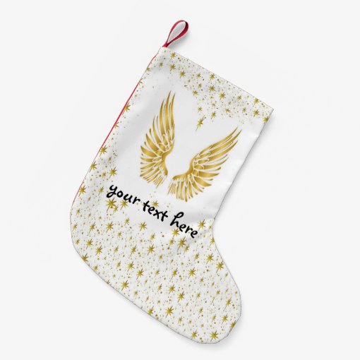 Angel Wings Christmas Stocking | Zazzle