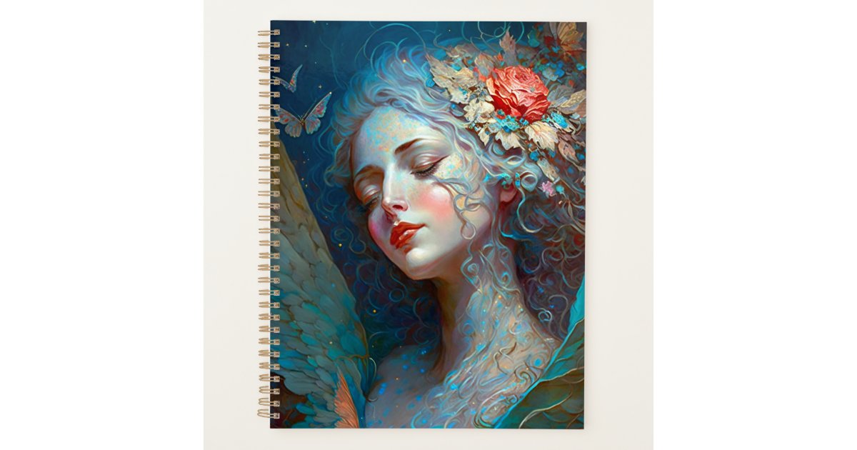 Angel Wings Fantasy Art Planner | Zazzle