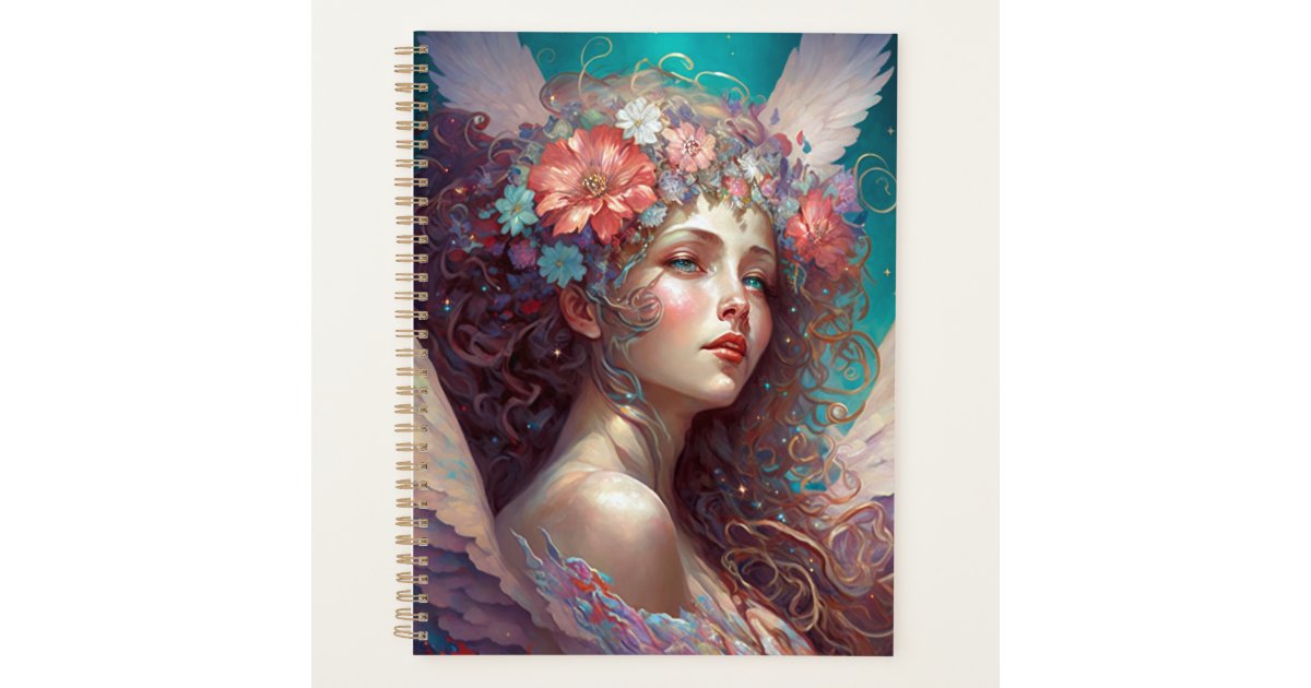 Angel Wings Fantasy Art Planner | Zazzle