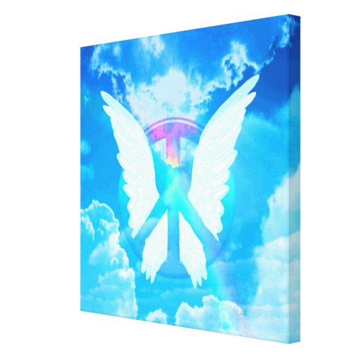 Angel Wings & Peace Sign | Zazzle