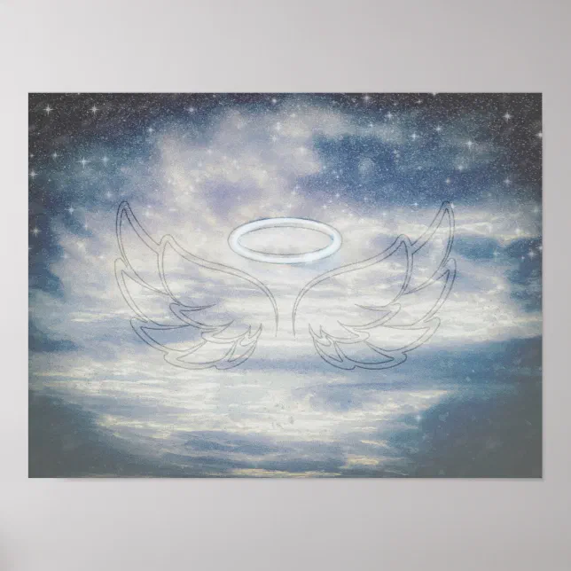 angel wings poster | Zazzle