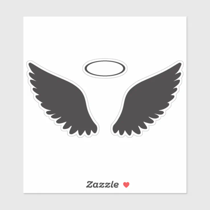Angel Wings Sticker | Zazzle