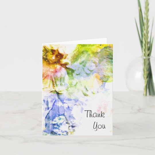 Angel Wings Thank You Card | Zazzle.com