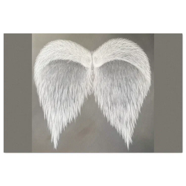 Angel Wings Tissue Paper | Zazzle