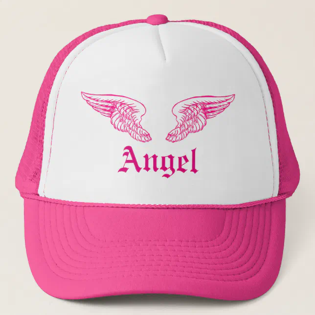Angel wings trucker hat | Zazzle