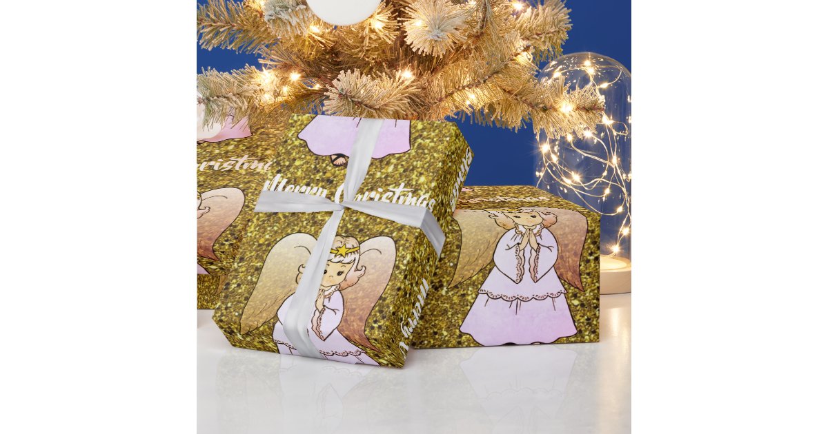 Angel Wrapping Paper | Zazzle