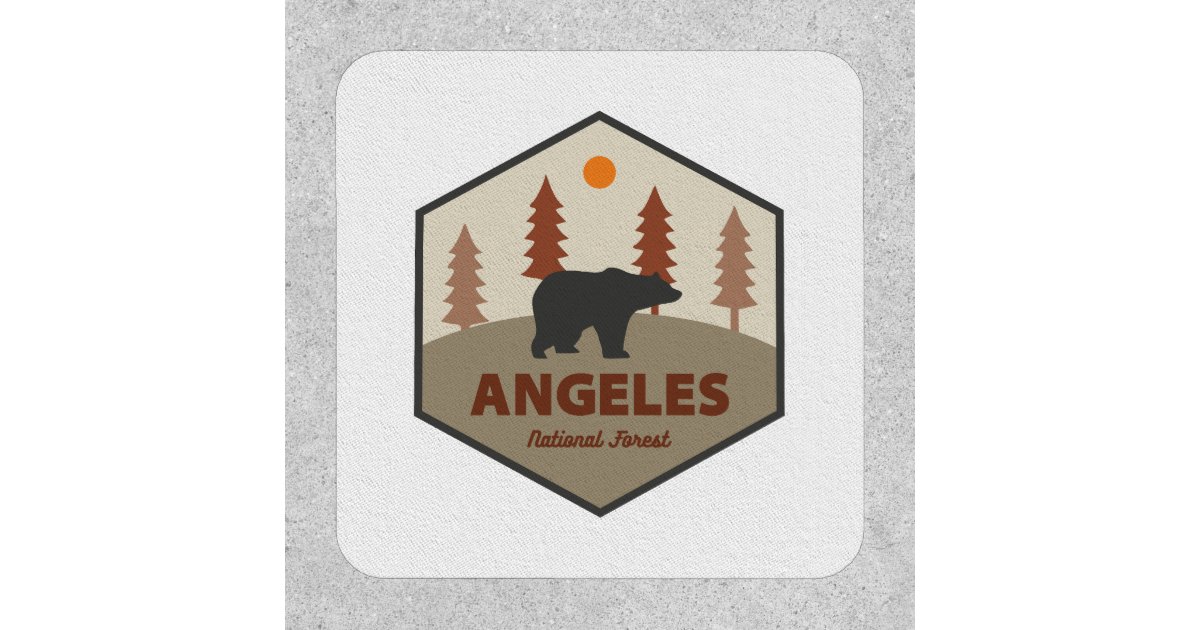 Angeles National Forest California Bear Patch | Zazzle
