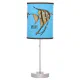 Angelfish cartoon illustration table lamp | Zazzle