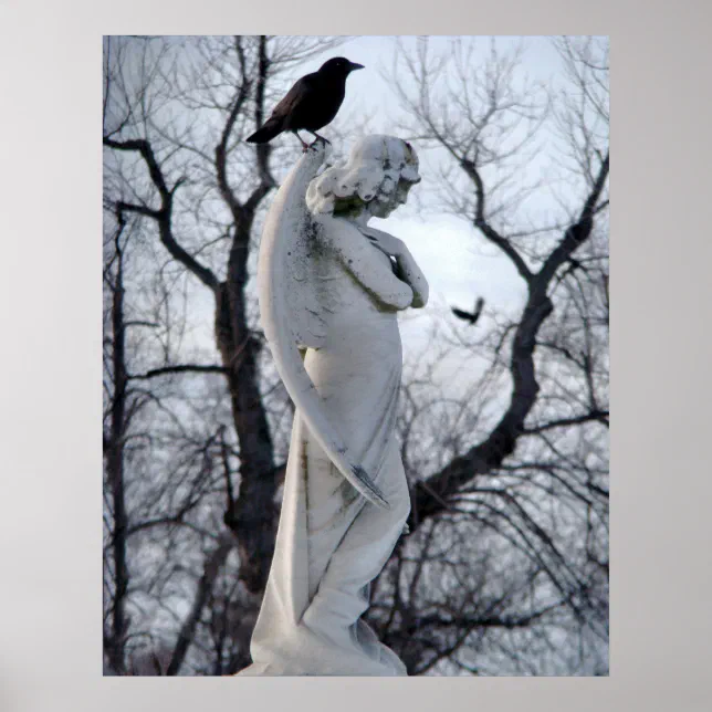 Angelic Crow Poster | Zazzle