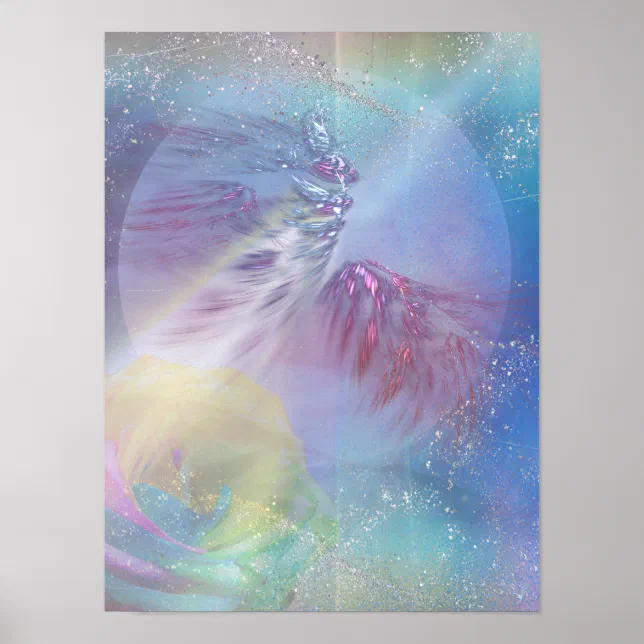 Angelic Moon Dream Poster | Zazzle