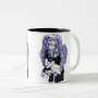 Angelina Gothic Violet Angel Mug | Zazzle
