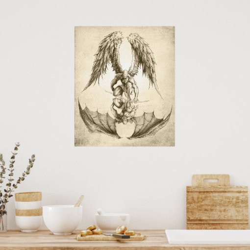 Angels and Demons - Reflection Poster | Zazzle