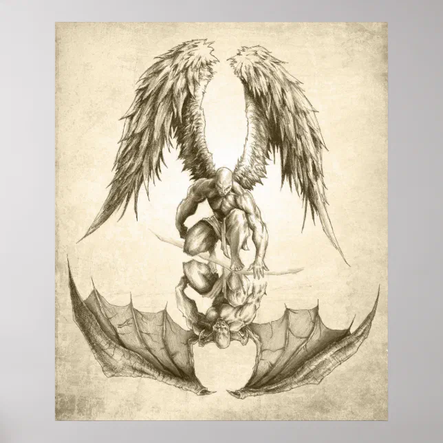 Angels and Demons - Reflection Poster | Zazzle