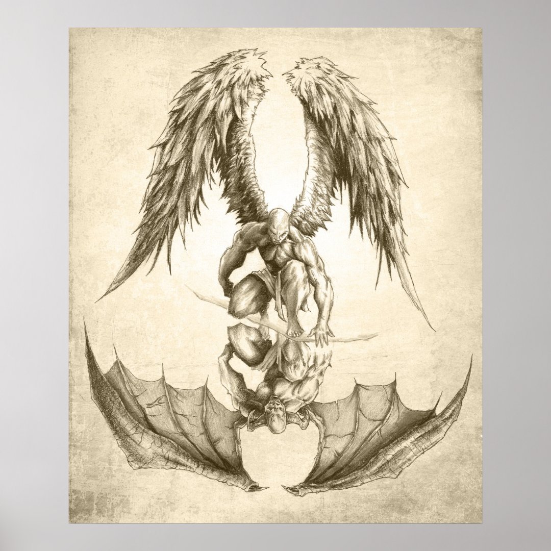Angels and Demons - Reflection Poster | Zazzle