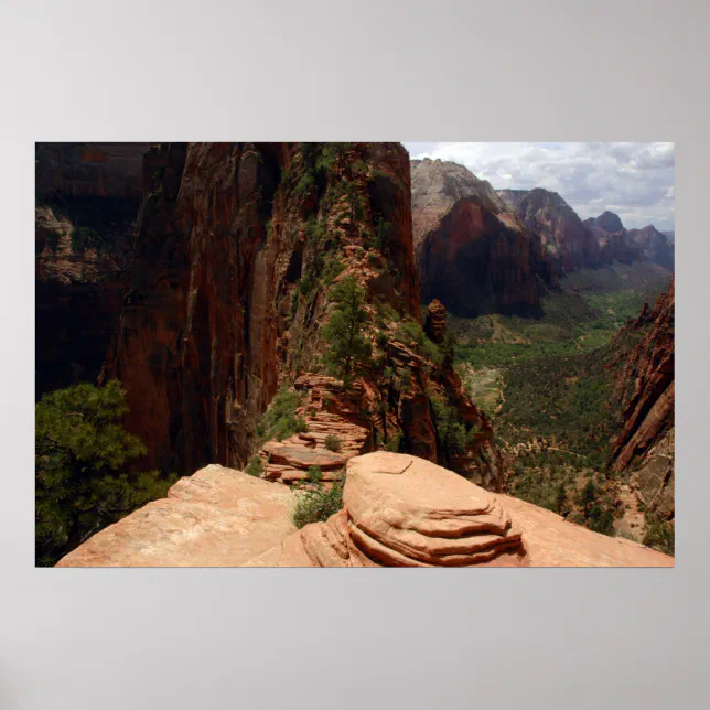 Angels Landing Trail poster | Zazzle