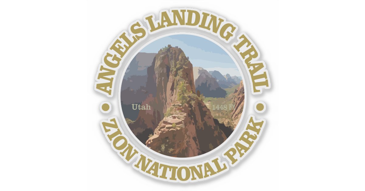 Angels Landing (Zion NP) Sticker | Zazzle