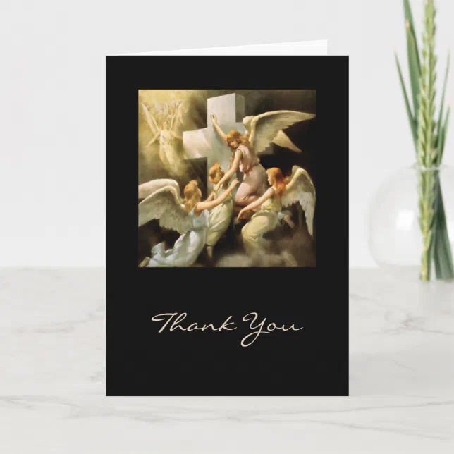 Angels Thank You Card | Zazzle