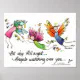 Angels Watching Over My Infant Watercolor drawing Poster | Zazzle
