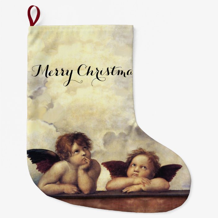 ANGELS / Winged Cherubs ,Clouds Raffaello Sanzio Large Christmas ...