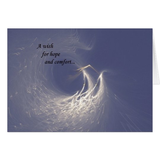 Angel's Wings Sympathy Card | Zazzle.com