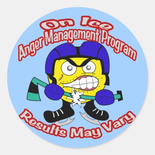 Anger Management Sticker | Zazzle
