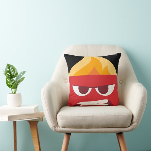 Anger Throw Pillow | Zazzle