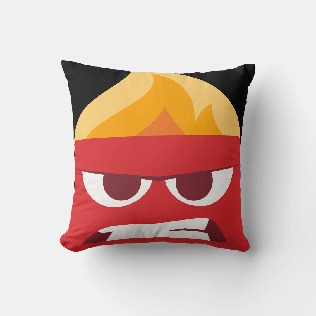 Anger Throw Pillow | Zazzle