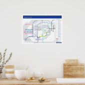 Angkor Temple tube map Poster | Zazzle