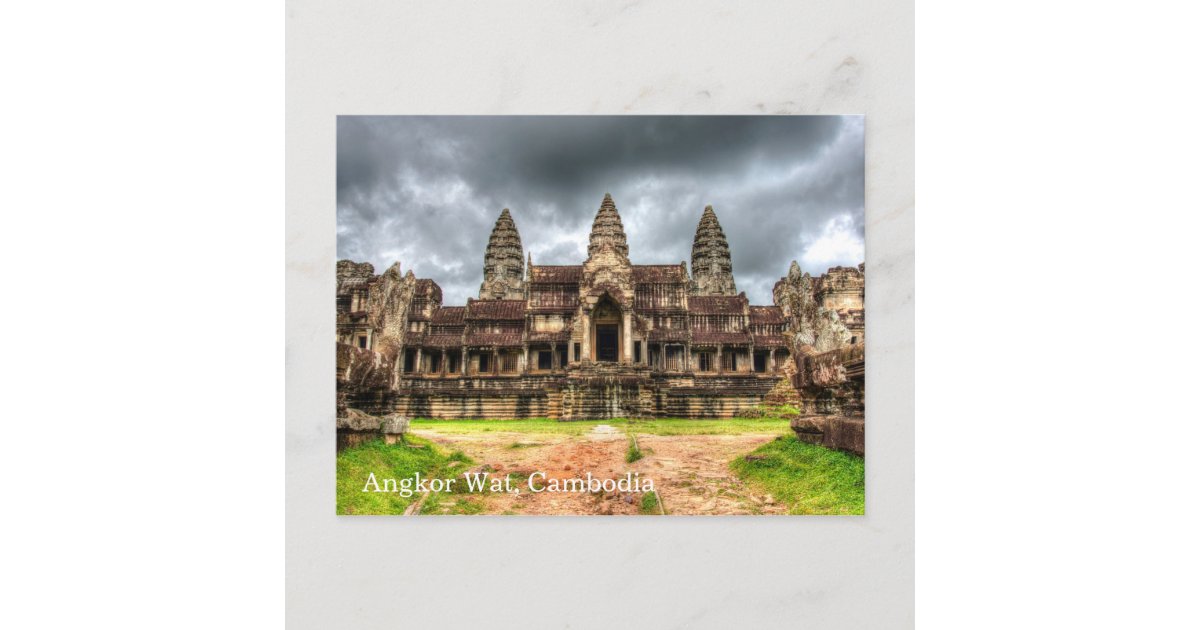 Angkor Wat Cambodia Postcard | Zazzle