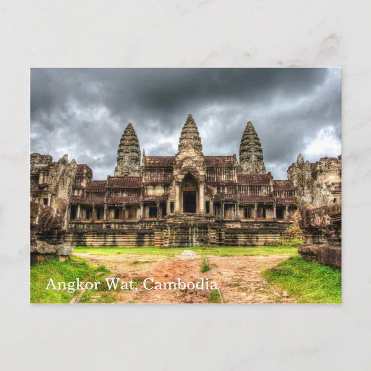 Angkor Wat Cambodia Postcard | Zazzle
