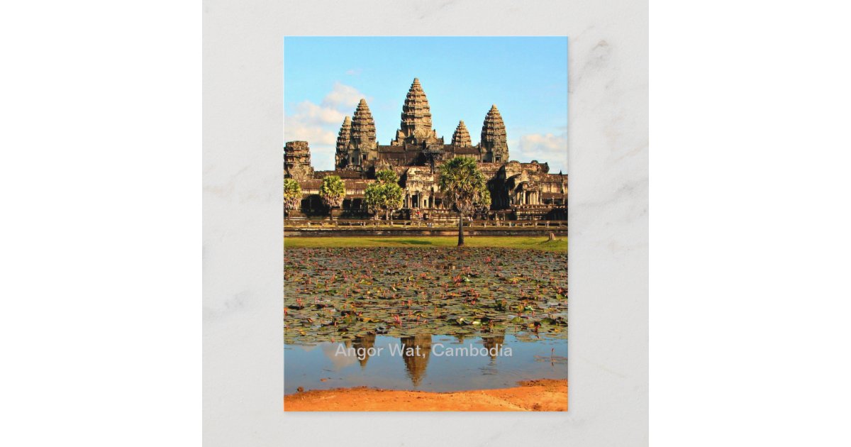 Angkor Wat, Cambodia Postcard | Zazzle