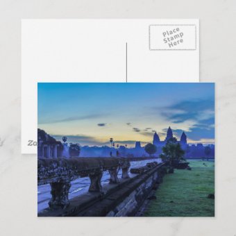 Angkor Wat Temple - Cambodia Postcard | Zazzle