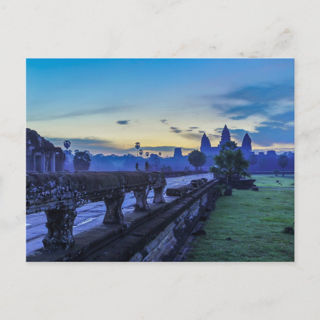 Angkor Wat Temple - Cambodia Postcard | Zazzle