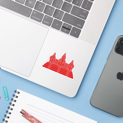 Angkor Wat Ver.2.0. Khmer Temple Sticker | Zazzle