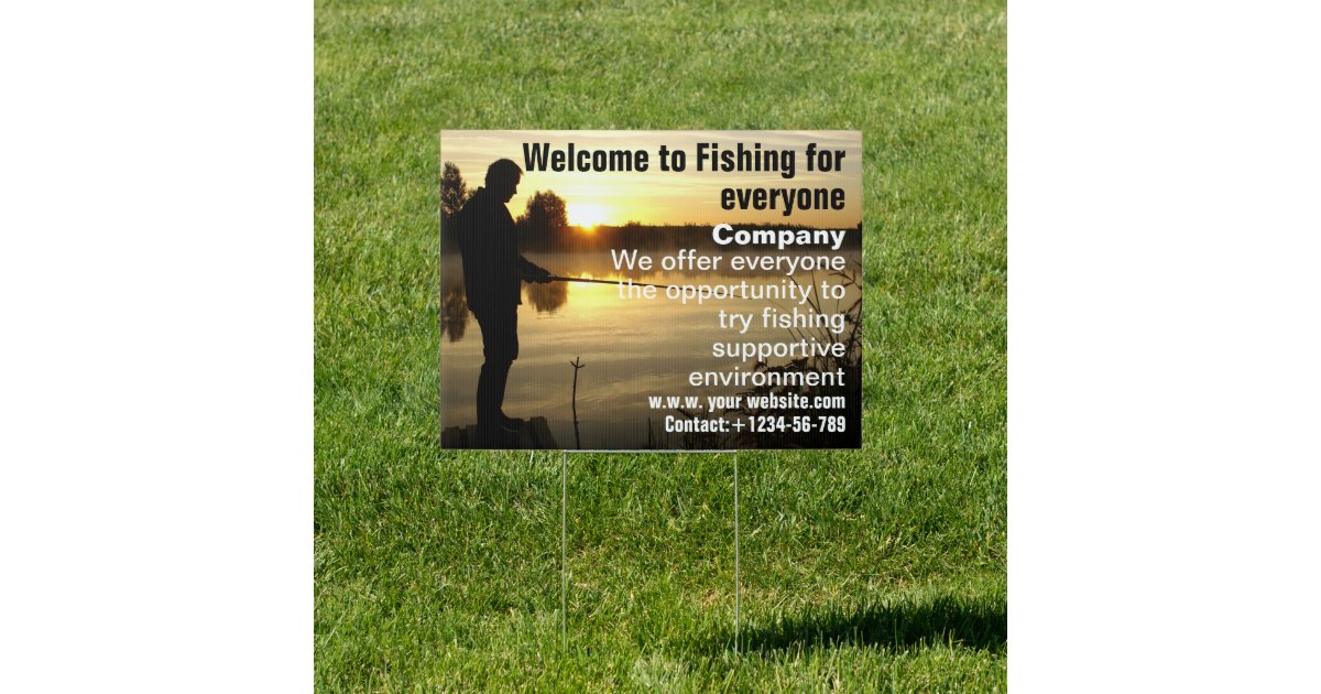 Angler morning sign | Zazzle
