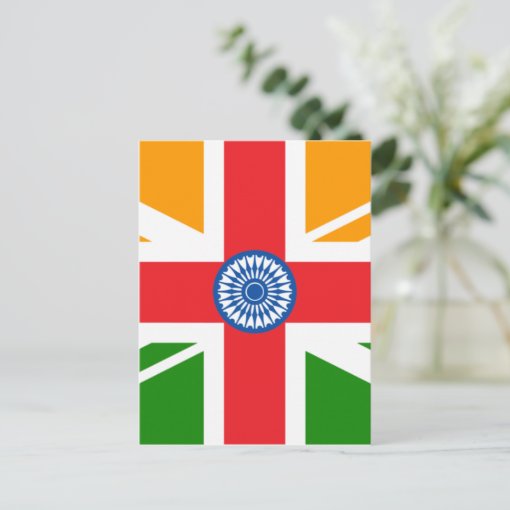 Anglo Indian Flag Postcard | Zazzle