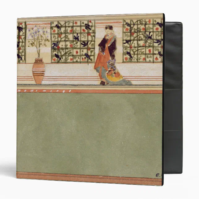 Anglo-Japanese Wall Design, c.1860 (w/c & pencil o 3 Ring Binder | Zazzle