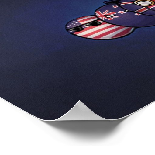 Anglo-Saxon Countryballs Poster | Zazzle