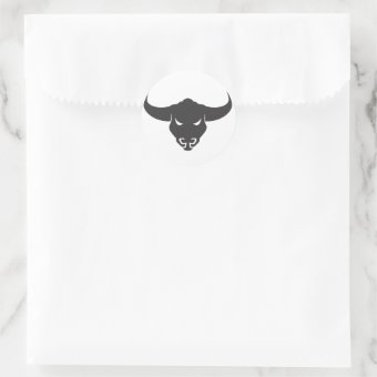 Angry Bull Sticker | Zazzle