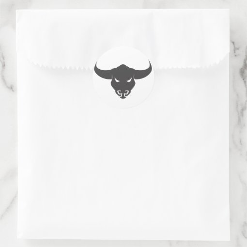 Angry Bull Sticker | Zazzle