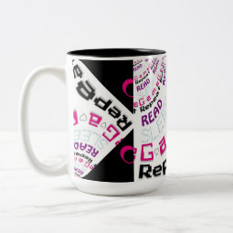 Angry Cartoon Eyes Rad Chic Geek Gamer Code Mug | Zazzle