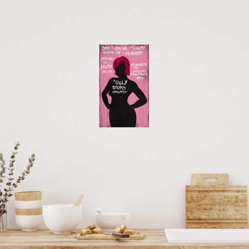 Angry Feminist Poster | Zazzle