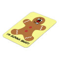 Angry Gingerbread Man Cookie Magnet | Zazzle
